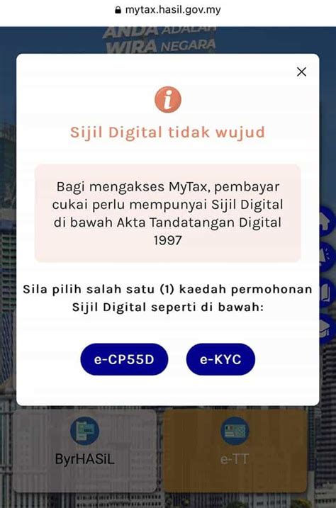 Mytax Hasil Lhdn Cara Daftar And Login E Filing 2023