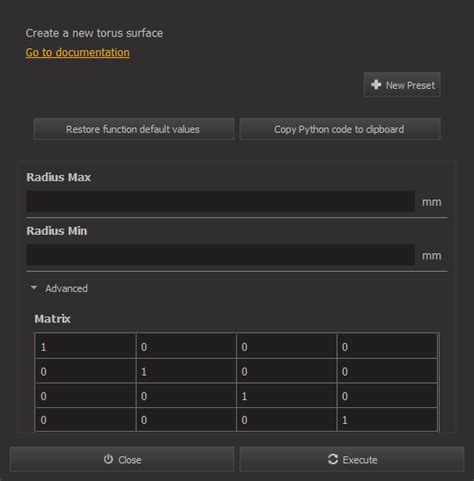 Function Cad Createtorussurface