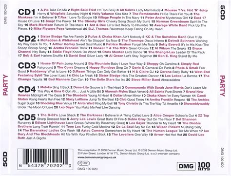 ENTRE MUSICA 100 HITS Party Varios Artistas 5 CDs