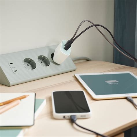 SjÖss Usb Lader Met 2 Poorten Snellader Snel Opladen Ikea