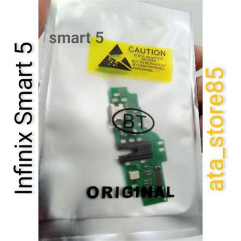 Original Infinix Smart 5 PCB UI Charging Board Mic Connector Flexible