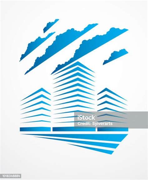 辦公大樓 現代建築向量插畫房地產物業商業中心設計3d 大城市未來的門面可以用作圖示向量圖形及更多一組物體圖片 一組物體 不動產 企業
