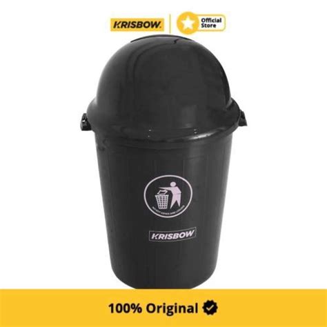 Promo Krisbow Dust Bin Tempat Sampah Plastik Ltr Push Cover Diskon Di Seller Sejahtera