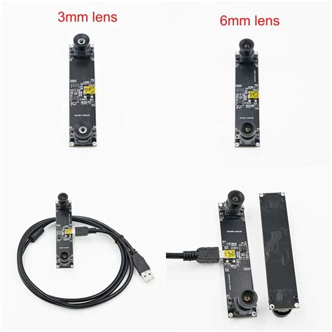 DUFDERIA USB Camera Module Dual Lens 720P Synchronization Same Frame