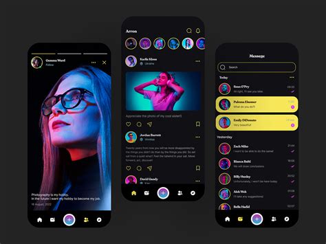 Social Media App Design Designs Themes Templates And Downloadable
