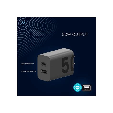 Cargador De Pared Motorola TurboPower W USB C HSI Mobile