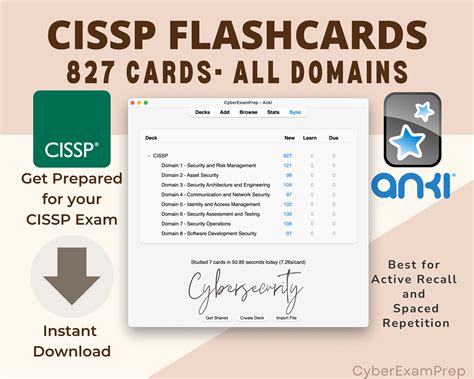 Free Printable Cissp Flashcards Download Free Printable Cissp Flashcards Png Images Free