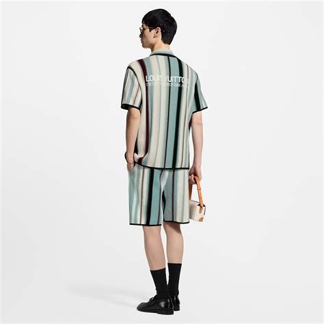 Striped Crochet Shorts Men Ready To Wear Louis Vuitton