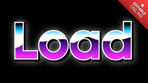 Load Text Effect Generator