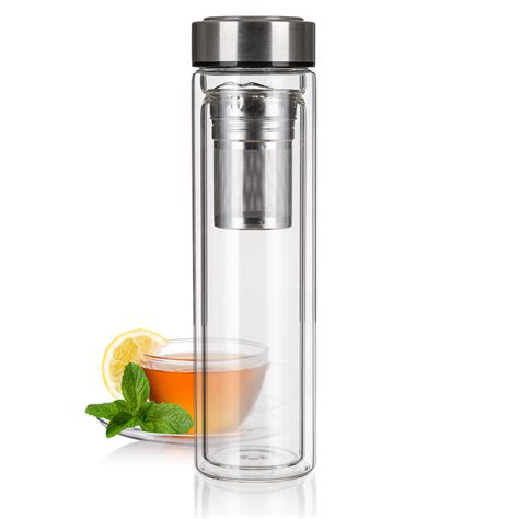 BUTELKA Z ZAPARZACZEM PODWÓJNE ŚCIANKI DOBLO 500ML 04205053 Cena