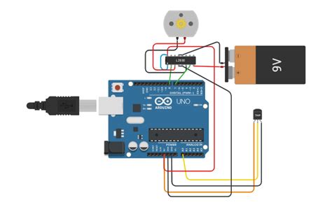 Circuit Design On Off Controller Tinkercad
