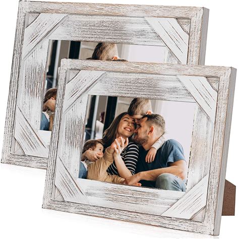 Rustic White Picture Frames