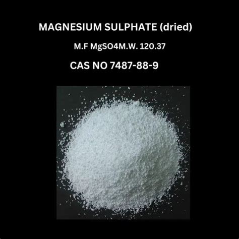 Magnesium Sulphate Dried At ₹ 4251 Kilogram 7487 88 9 In Mumbai
