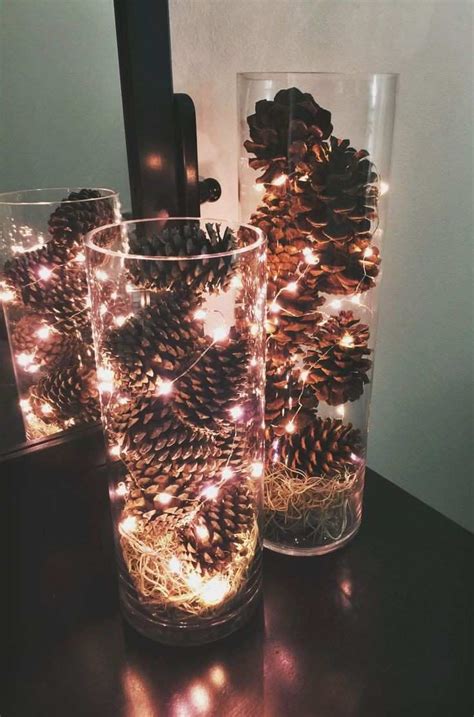 20 Pine Cone Table Decorations