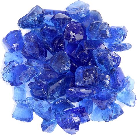 Recycled Fire Glass Ocean Blue Backyard Paradise Hq