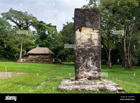 Old Inscriptions At The Ancient Maya Archaeological Site Bonampak