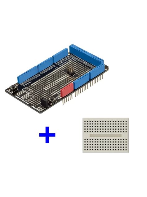 Шилд для прототипирования Arduino Mega купить с быстрой доставкой и отправкой по России