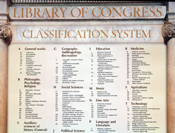 Library Of Congress Classification System Ohs Library Assistants