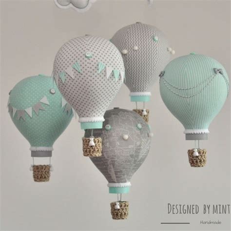 BIG Hot Air Balloon Travel Theme Nursery Decor Hot Air Etsy