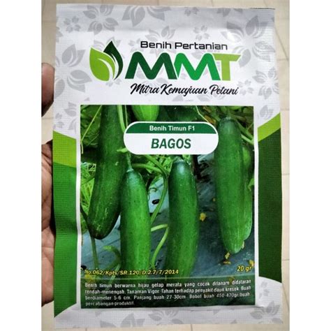 Jual Benih Timun F1 Bagos Mmt Seed 20 Gram Bibit Ketimun Mentimun