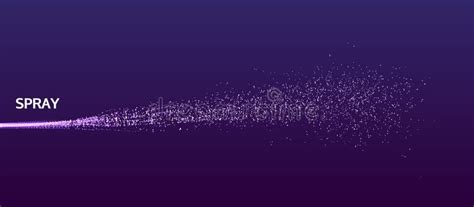 Chaotic Particles In Empty Space Dynamic Background Stock Vector Illustration Of Experiment