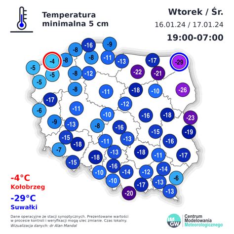 Siarczysty mróz w Polsce Temperatura spadła do C Idzie jednak silne ocieplenie i przewrót