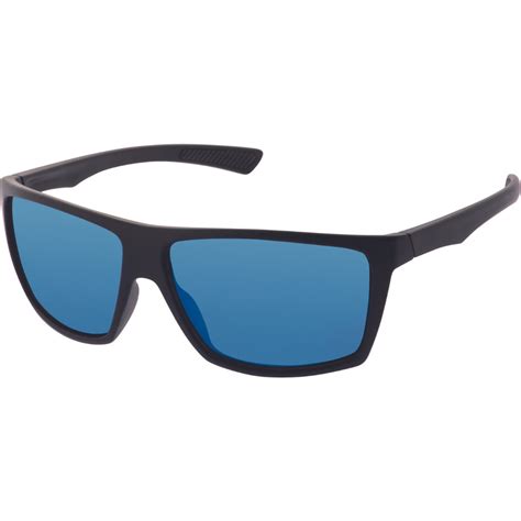 Adrian Rectangle Sunglasses Men Black Blue Black Ice