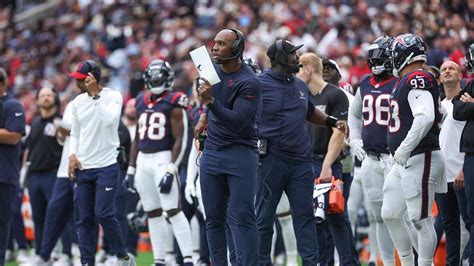Houston Texans Demeco Ryans Stressed Importance Of Entering Bye Week