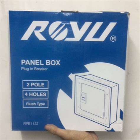 Royu Panel Box Pole Holes Flush Type For Plug In Breaker Shopee Philippines