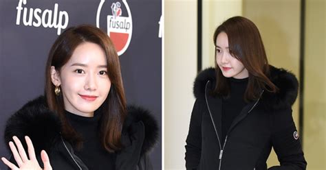 꽃사슴 윤아 수수한 올블랙 여친룩 [mk화보]
