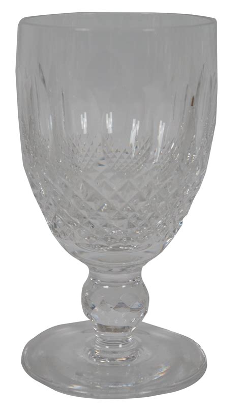 10 Vtg Waterford Crystal Colleen Short Stem Water Wine Goblets Glasses