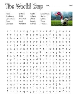 The World Cup Wordsearch W Key Soccer Player Quotes Zentangles To