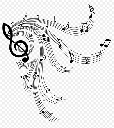 Musical Notes Background Music Notation Sheet Vector Image