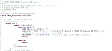 Usbhost Stack Issue In Free Rtos Stmicroelectronics Community