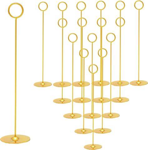 Umetdo 30pcs Table Number Holders Place Card Holder Photo