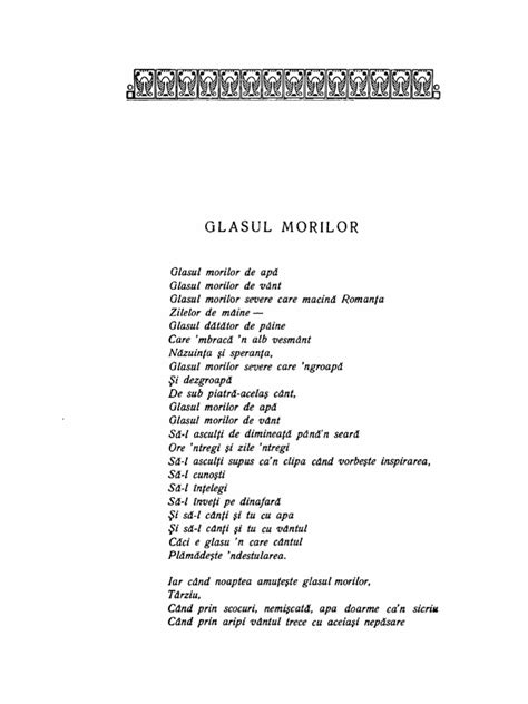 Ion Minulescu Glasul Morilor Pdf