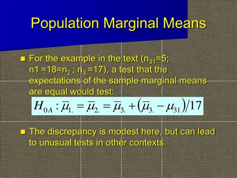 Ppt Population Marginal Means Inference Powerpoint Presentation Free Download Id709026