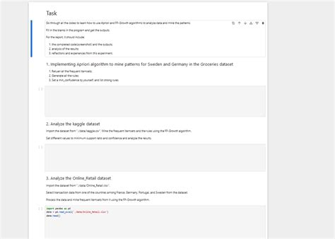 Solved Go Through All The Codes To Learn How To Use Apriori
