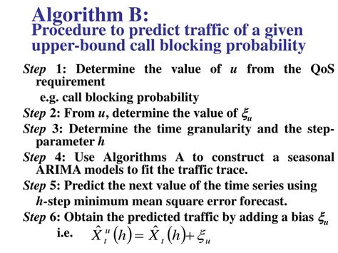 ppt traffic modeling and prediction linear models powerpoint
