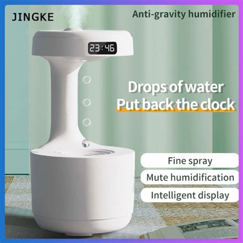 Anti Gravity Water Drop Humidifier 800ml Colorful Water Drop Countercurrent Aromatherapy
