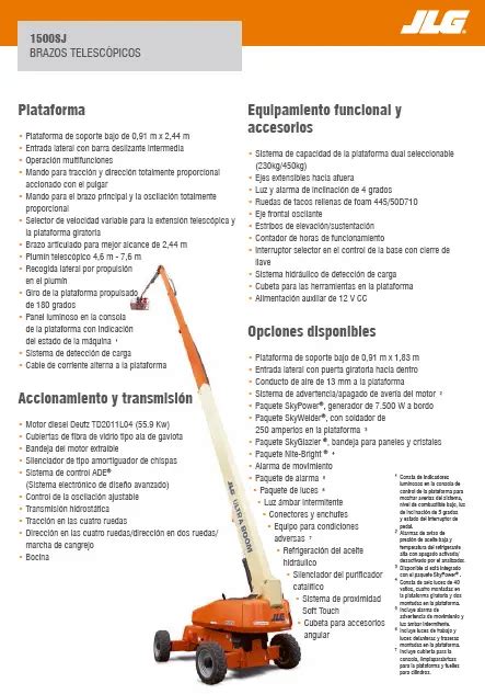 JLG 1500 SJP Cealmaq