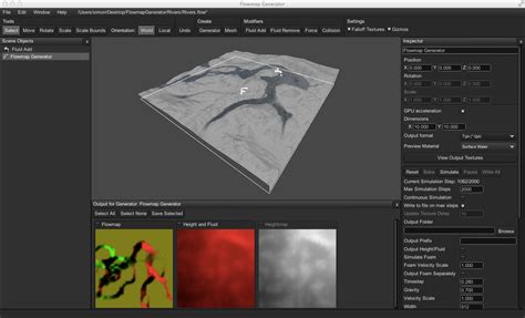 Flowmap Generator Create Flowmaps Using A Fluid Simulation Polycount