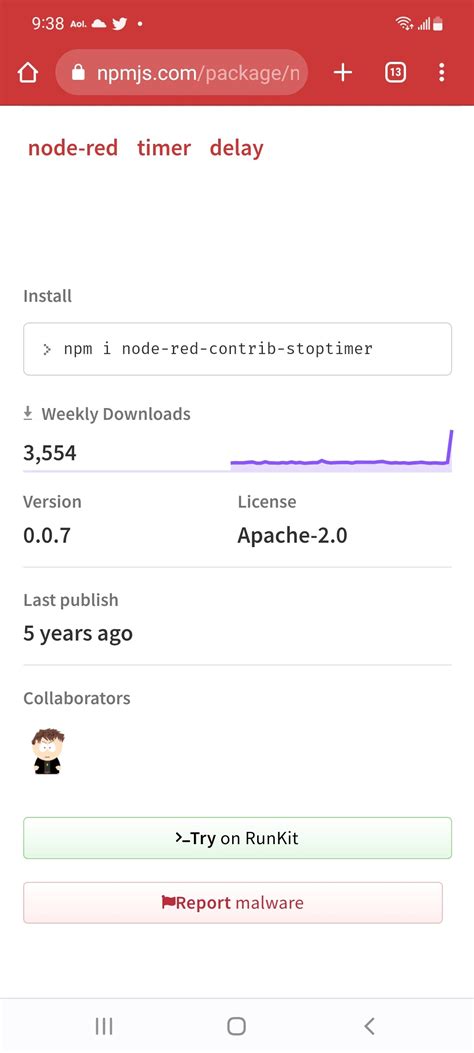 Stoptimer Node Removed From Node Red Yrs Since Last Update Should I Even Be Using It As I
