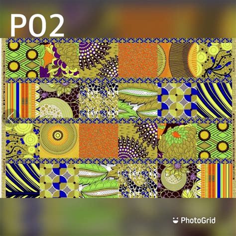 Yards African Ankara Kente Multi Print Ankara Kente Gem