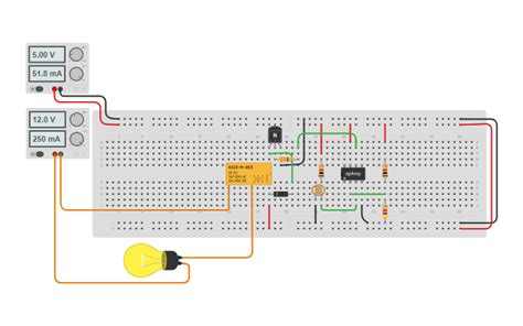 Circuit Design Lâmpada Automática Para Poste De Luz Com Ldr Tinkercad