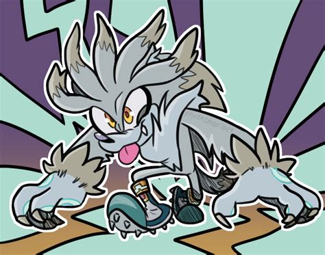 Silver The Werehog By Ppistachioo On Deviantart