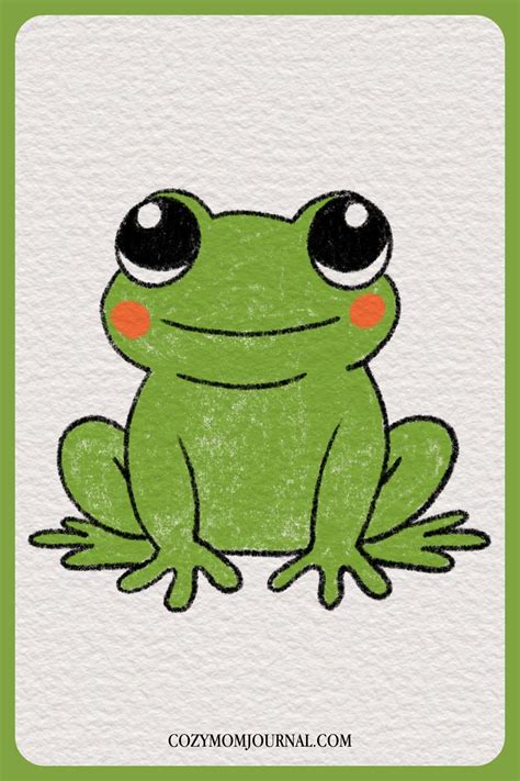 19 Cute Frog Drawing Ideas Youll Love To Sketch