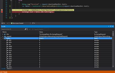 C Using Unitywebrequest To Receive Json Data From Api Endpoint Not