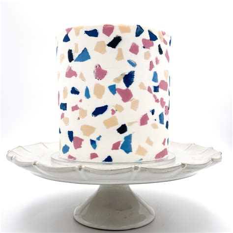 Terrazzo Tile Buttercream Cake Masters Magazine