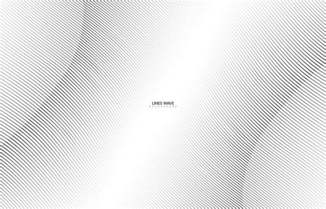 Abstract Pattern Background Vector Template For Your Ideas Monochromatic Lines Texture Waved